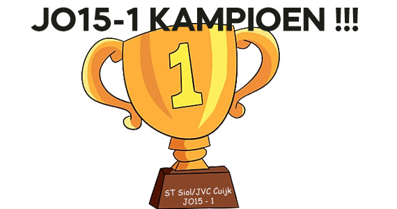 ST JVC Cuijk/Siol JO15-1 Kampioen eerste fase !! - Voetbalvereniging ...